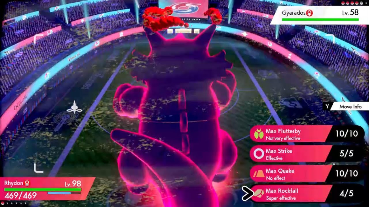 RHYDON DYNAMAX- MAX ROCKFALL (POKEMON SHIELD) - YouTube