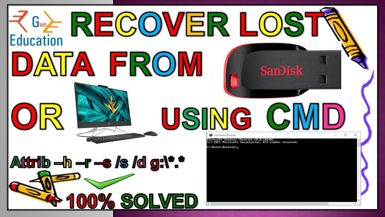 Pendrive has files but not showing data, recover data from pendrive ...