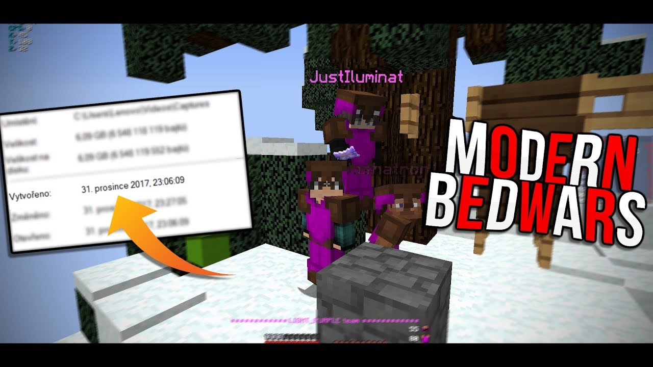 SILVESTROVSKÉ MODERN BEDWARS! - YouTube