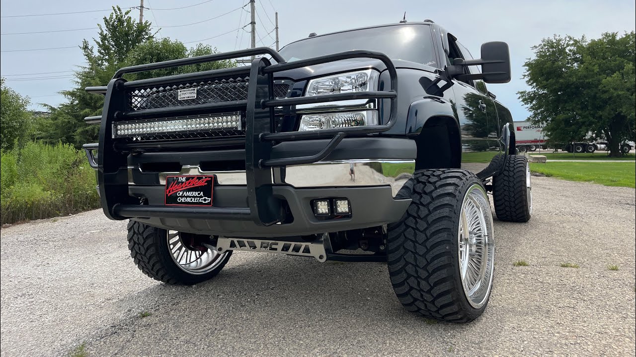 Cranking up the lift on my Cateye Silverado and picking up my new ...