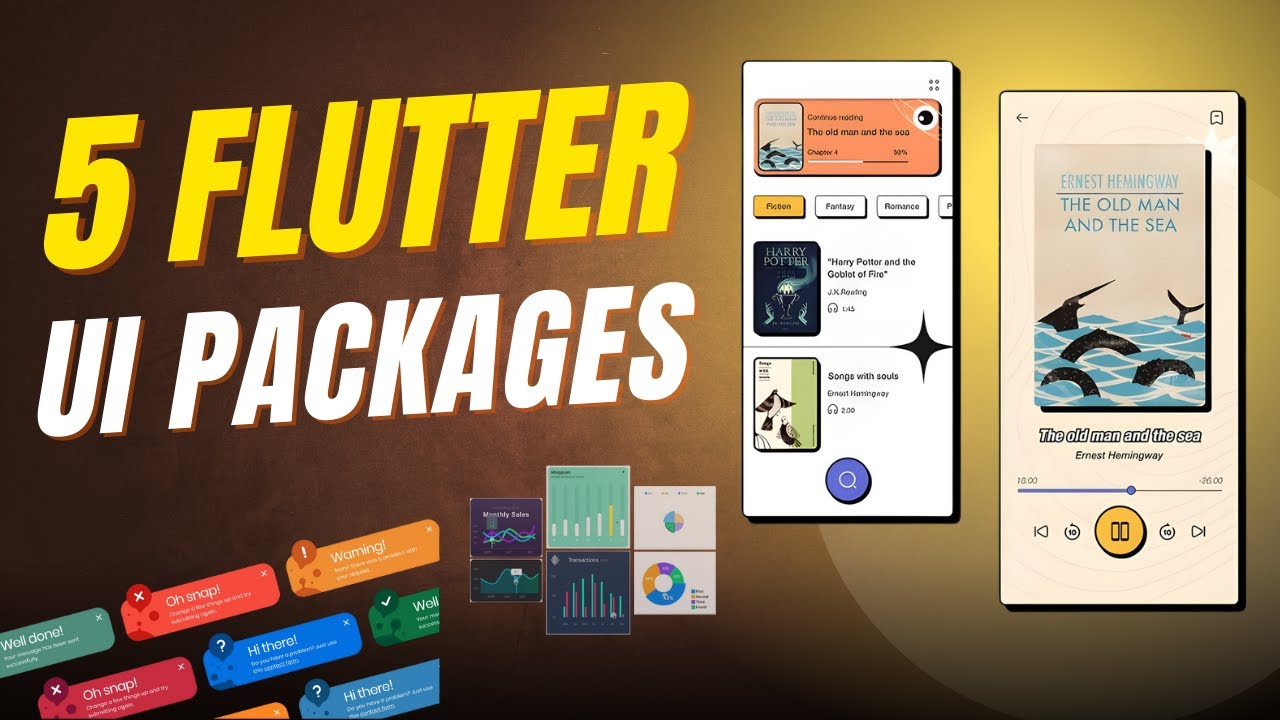 5 Best Flutter UI Packages - YouTube