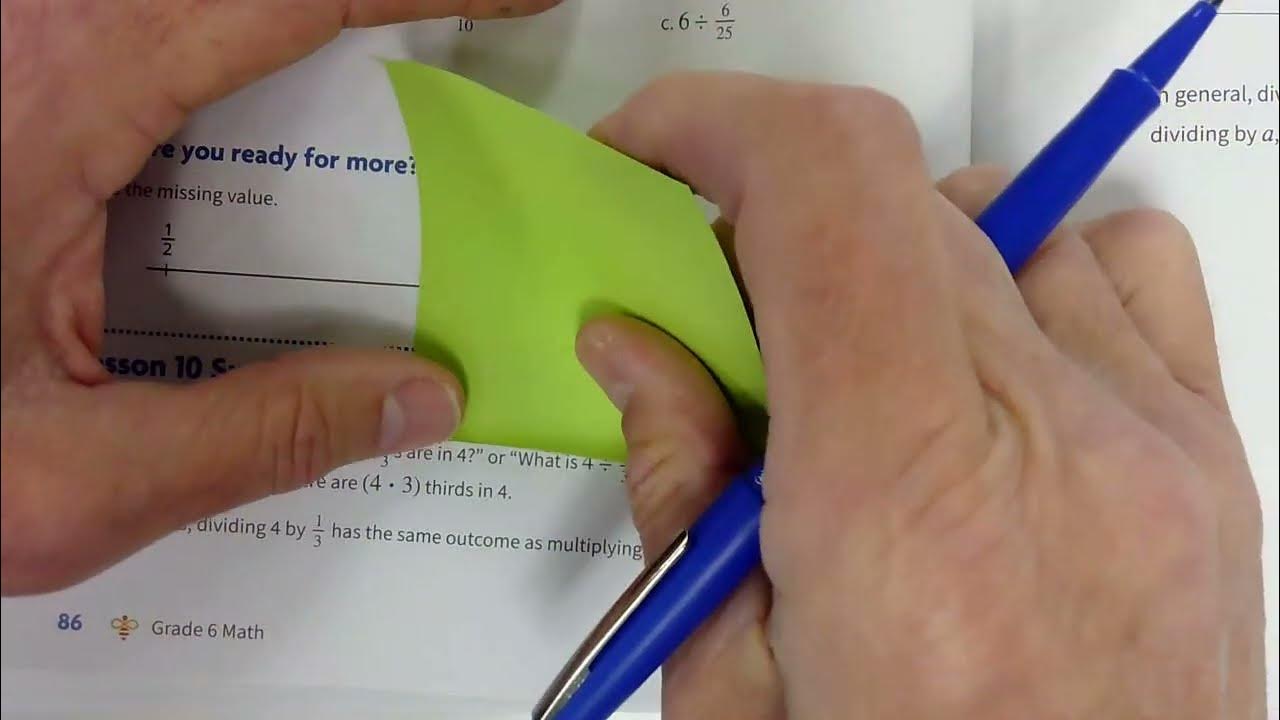 6 Math Unit 4 Lesson 10 - YouTube