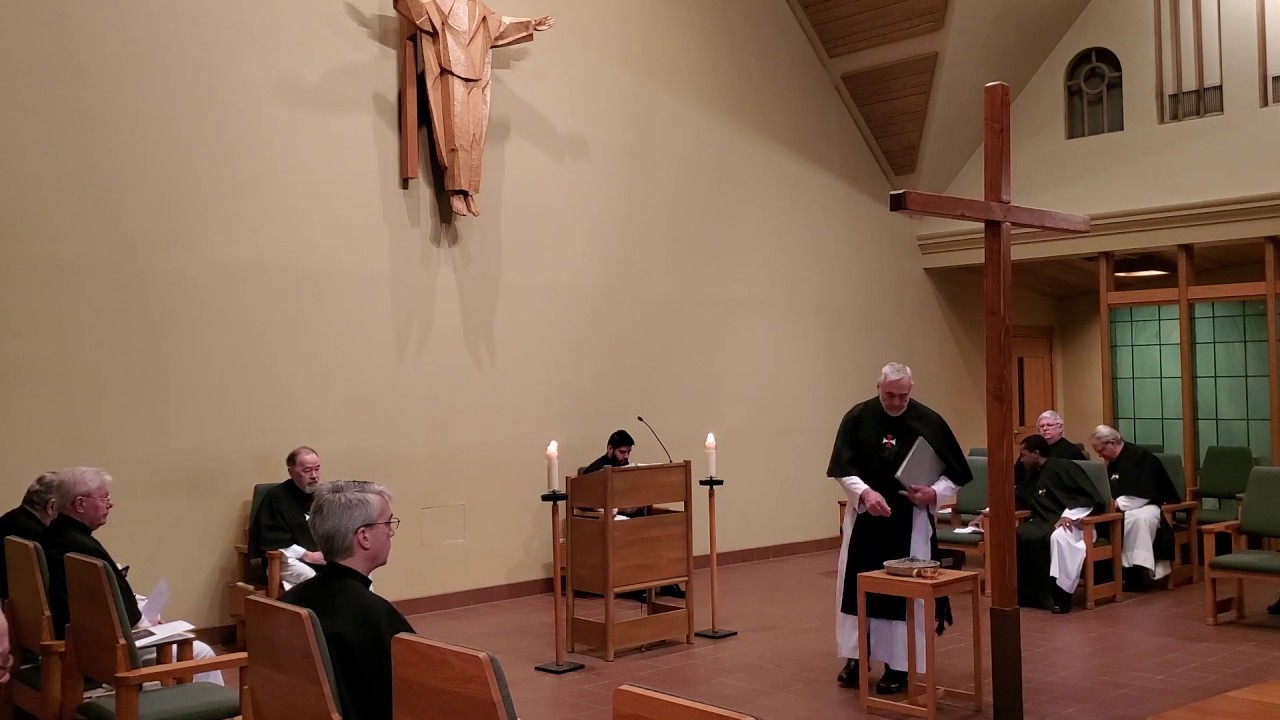 Crosier Onamia MN, Morning Prayer "Holy Saturday" - YouTube
