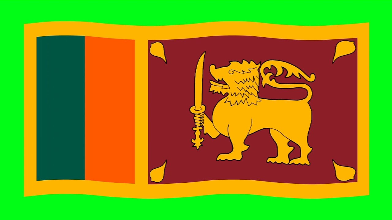 Green Screen Sri Lanka Flag | Green Screen Sri Lanka Waving Flag | Sri ...