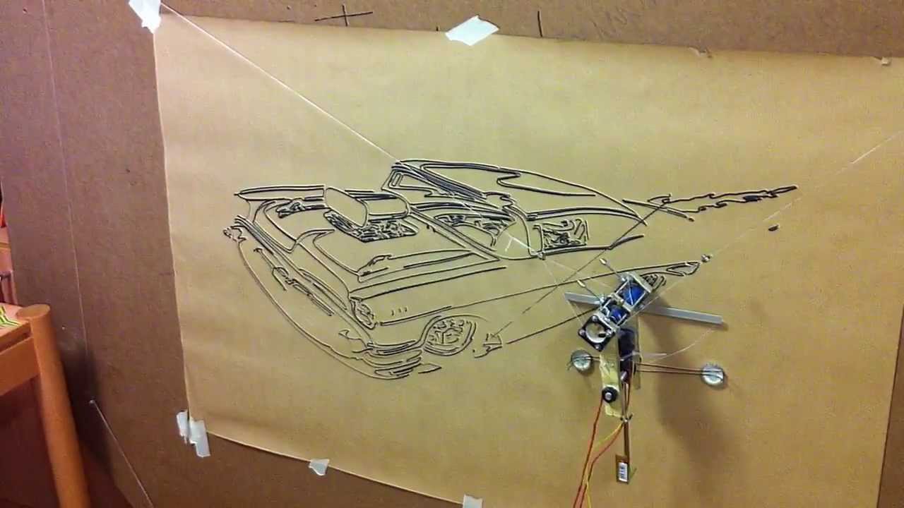 Yifei-Drawbot-in action - YouTube