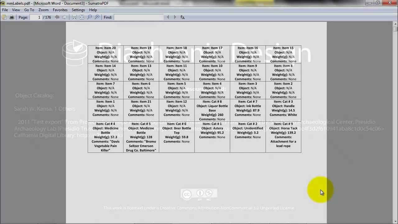 Tutorial #1: Mail Merge Object Labels - YouTube