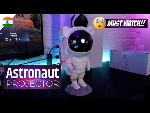 Robot Astronaut Galaxy Light Projector | Room Star Light Unboxing ...