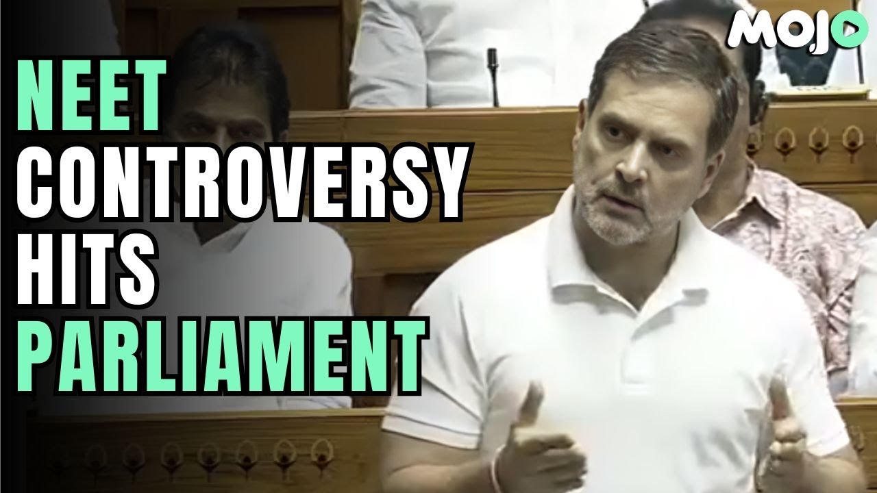 #parliament | Rahul Gandhi's Mic Muted Over NEET Issue In Parliament ...