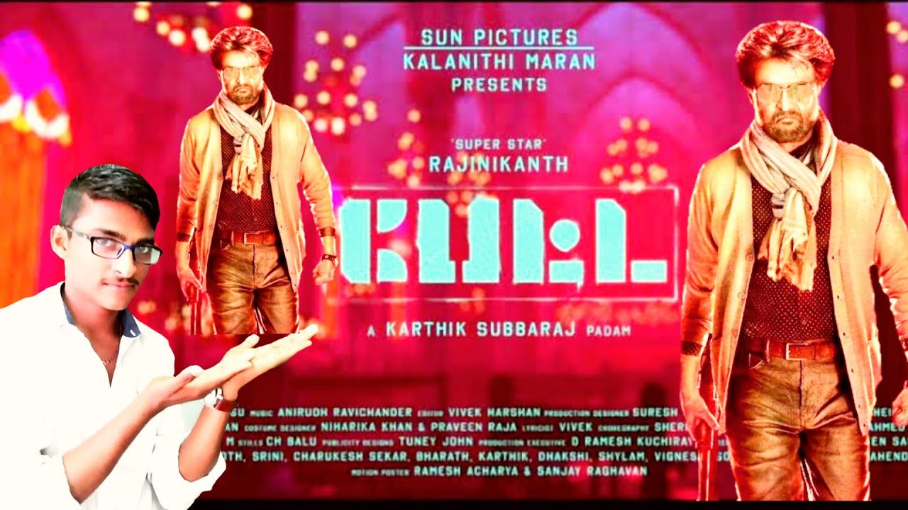 PicsArt Editing - petta poster supper star rajini - YouTube