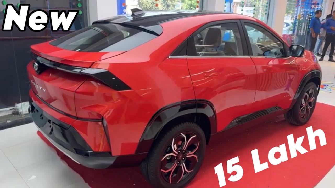 TATA CURVV 2024 New Features Loaded || New Curvv Red Colour Panoramic ...