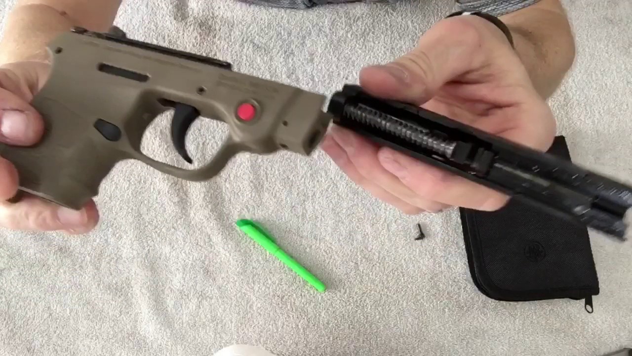 Smith & Wesson Bodyguard 380 Disassemble and cleaned - YouTube
