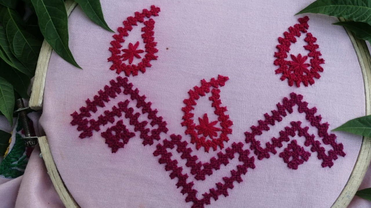 Sindhi embroidery border design traditional work, Kutch embroidery for ...