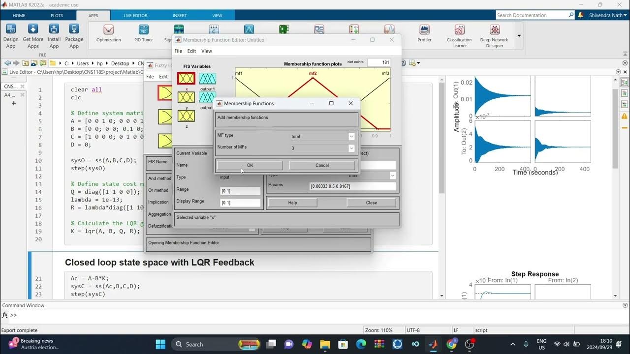 Fis file for Fuzzy logic - YouTube