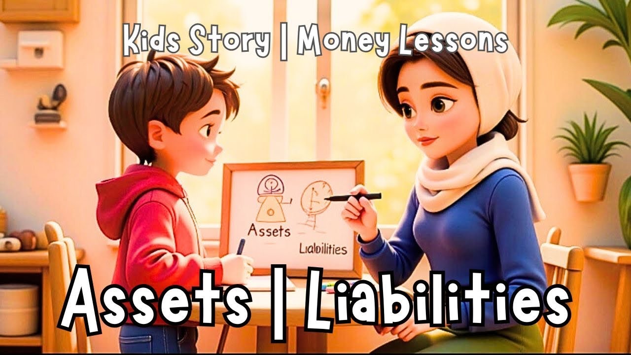 MEANING of ASSETS AND LIABILITIES | Animated Finance Story for Kids ...