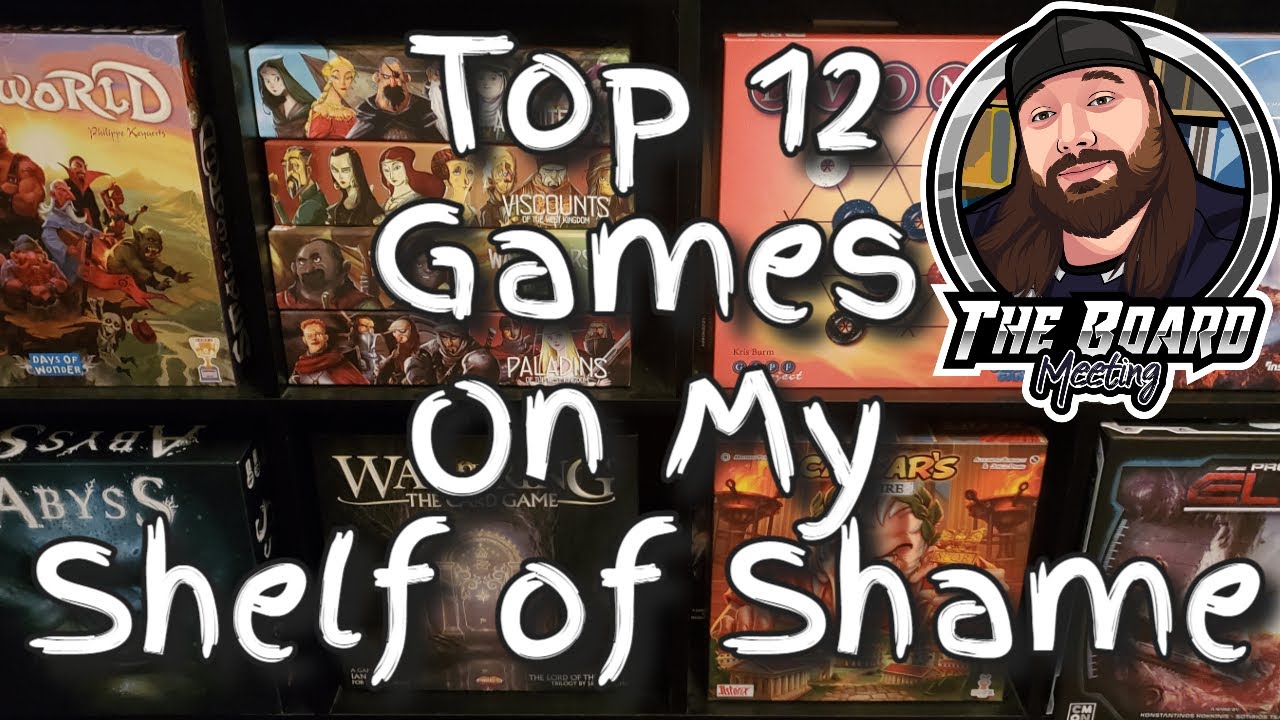 Top 12 Highest Rated Games on My Shelf of Shame - YouTube