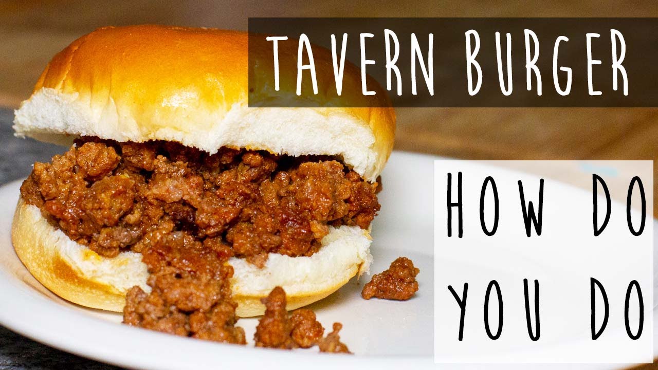How to Make a Tavern Burger - YouTube