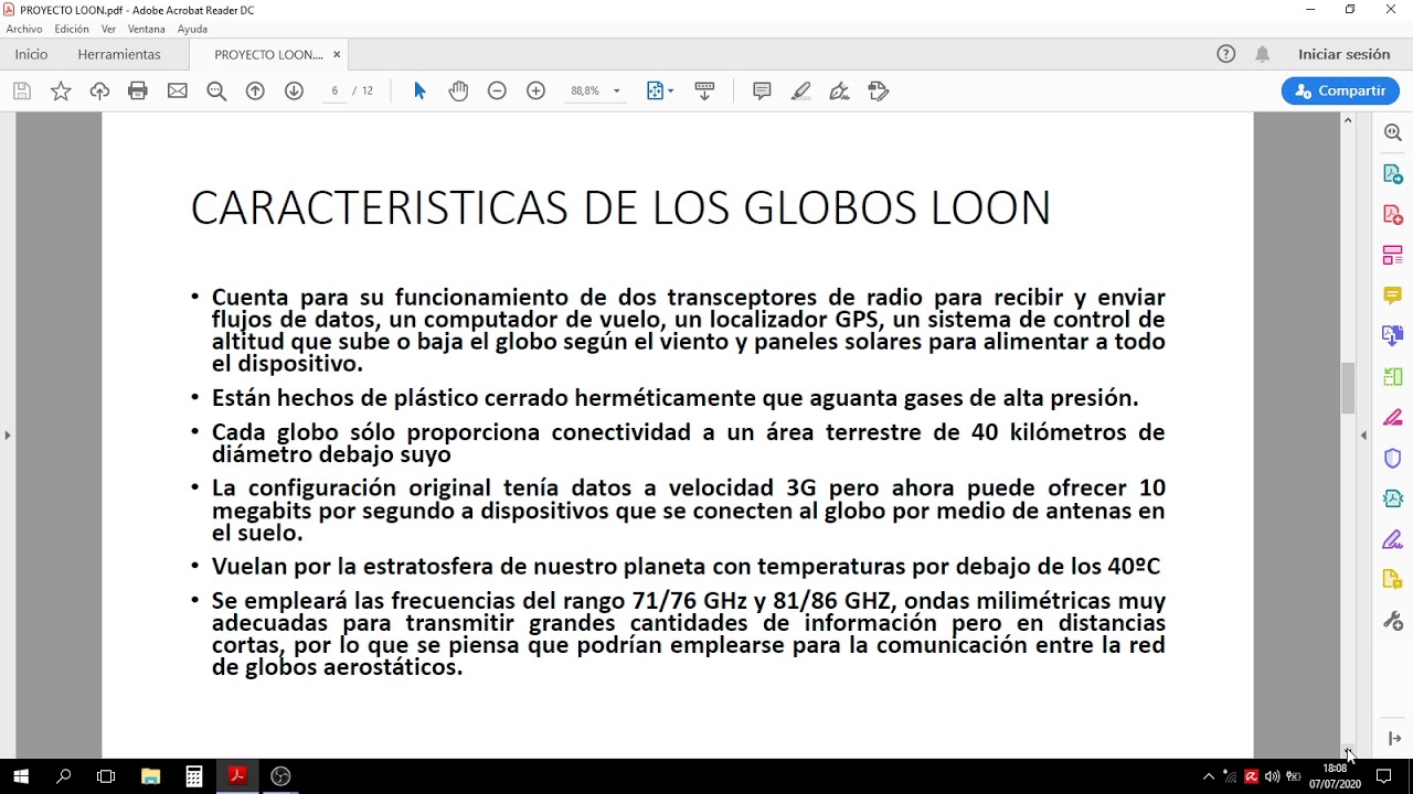 Explicativo sobre que es el Proyecto Loon de Google - YouTube