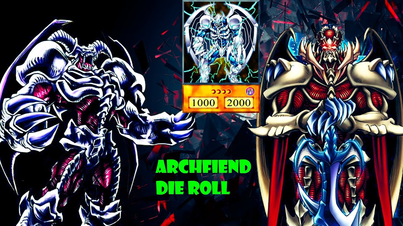 (YGOPRO)Archfiend Die roll deck,Cyber Archfiend,Animation Chronicle ...