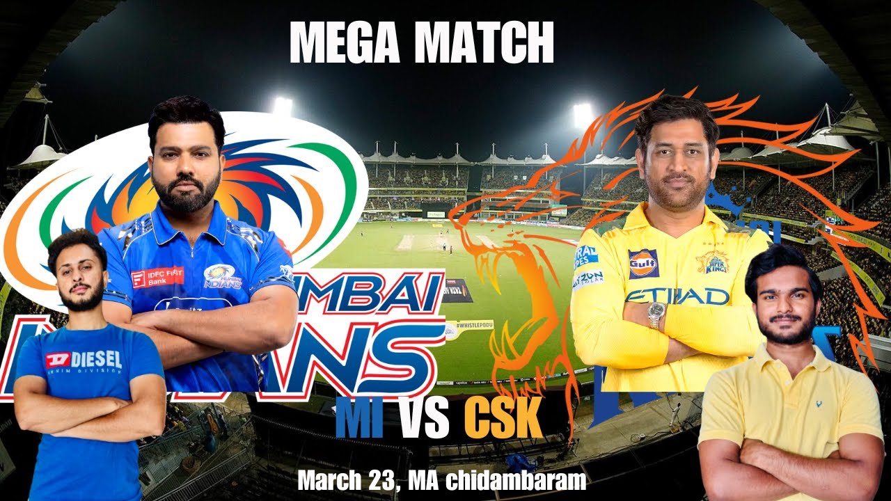 CSK vs MI - The Ultimate IPL Rivalry! 💥 Mega Match Highlights | Who ...