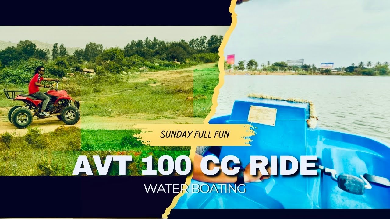 ATV 100 cc Driving😎 + Water Boating Time 🛶 | Full Fun Day! - YouTube