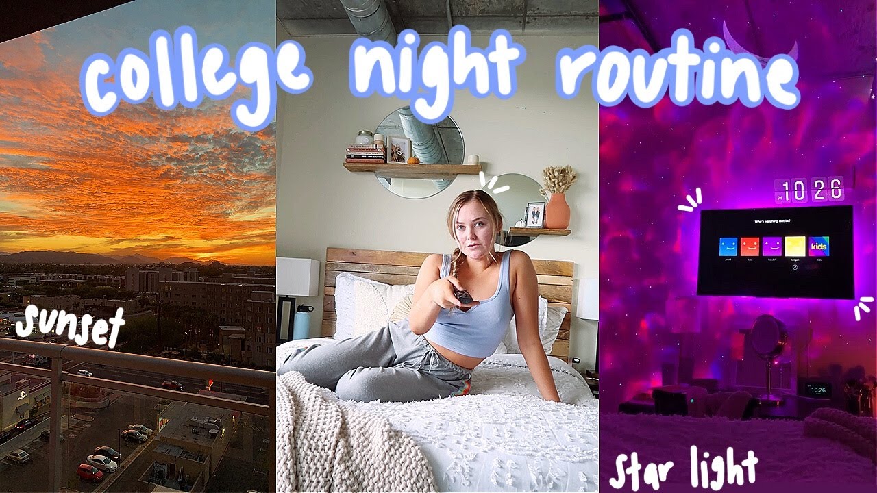 College Night Routine 2020 - YouTube