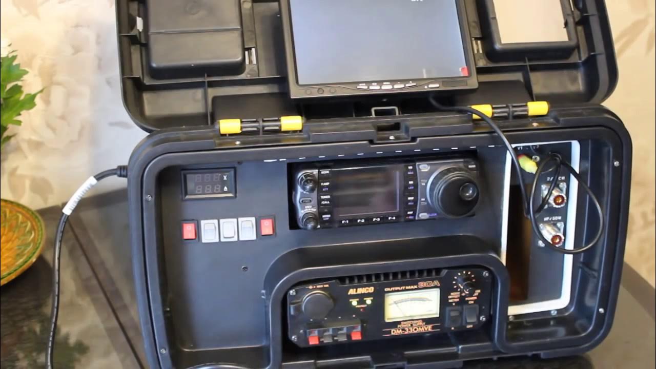 Amateur Radio Go-BOX-Ham Radio ic7000- R9FF - YouTube