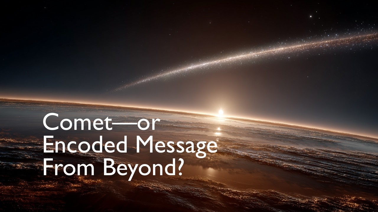 Comet or Alien Message? Scientists Uncover Strange Signals - YouTube