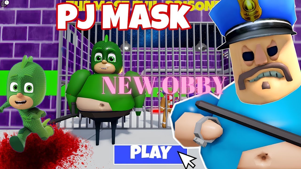 ROBLOX PIJAMAS MASK BARRY'S PRISON RUN! Full Walkthrough GAMEPLAY (Obby ...