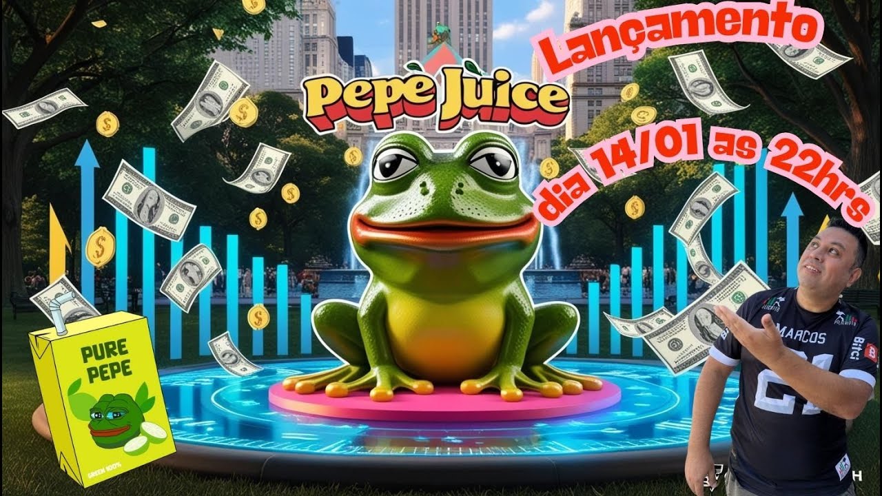 Saiu o horário do lançamento Pepe Juice, mais de $639.000,00 dolares ...