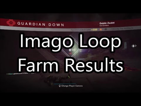Destiny - Imago Loop Farm Results - YouTube