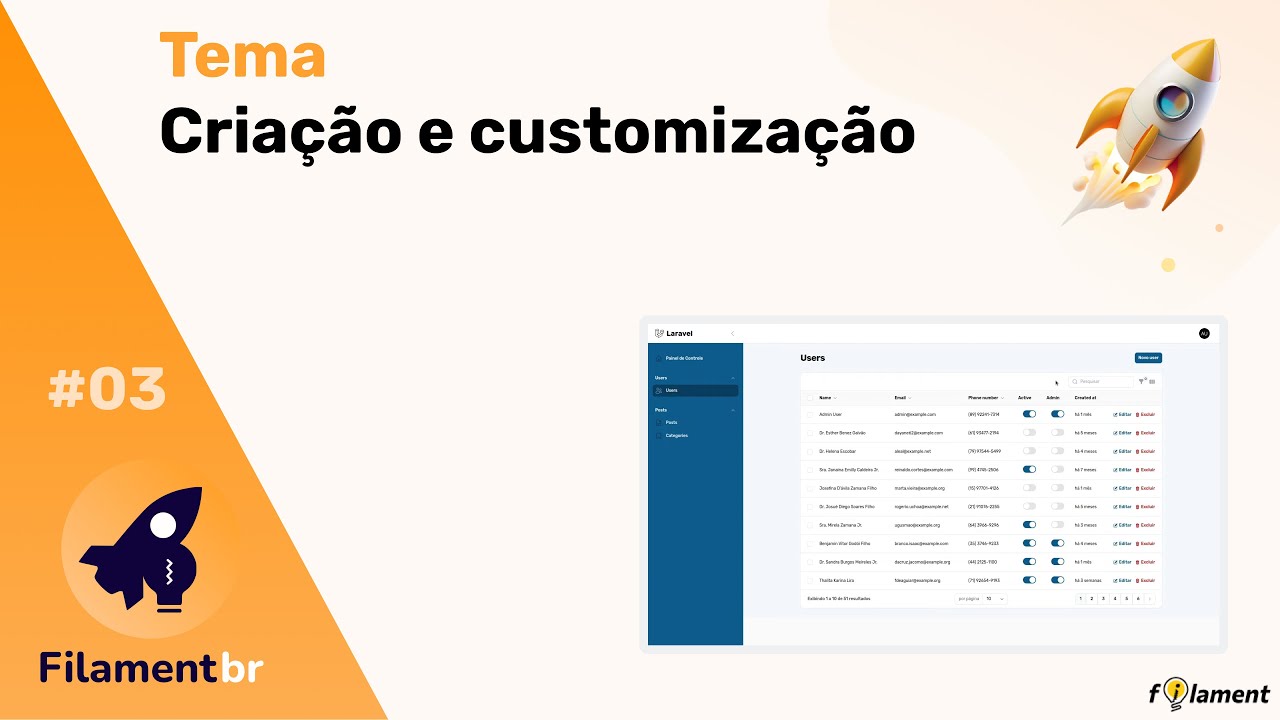 Criando e customizando um tema - Filament v3 | #tallstack - YouTube
