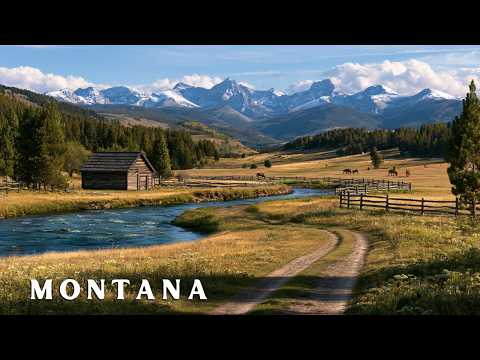 Montana :The Most Beautiful Places in Montana You'll Ever See | 4K Travel Video