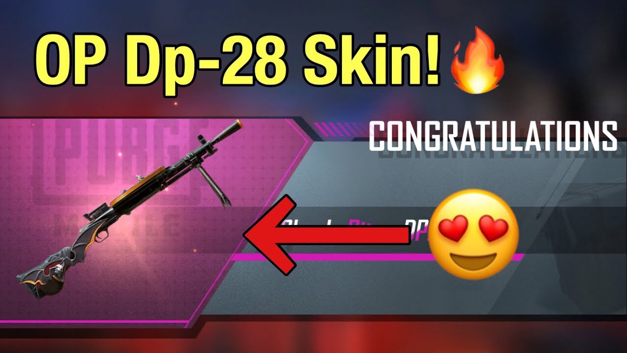 Bloody Bite DP-28😱🔥 | The Best in game DP-28 skin unlocked! | Pubg ...
