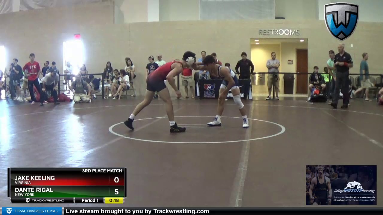 16U 126 Jake Keeling Virginia Vs Dante Rigal New York - YouTube