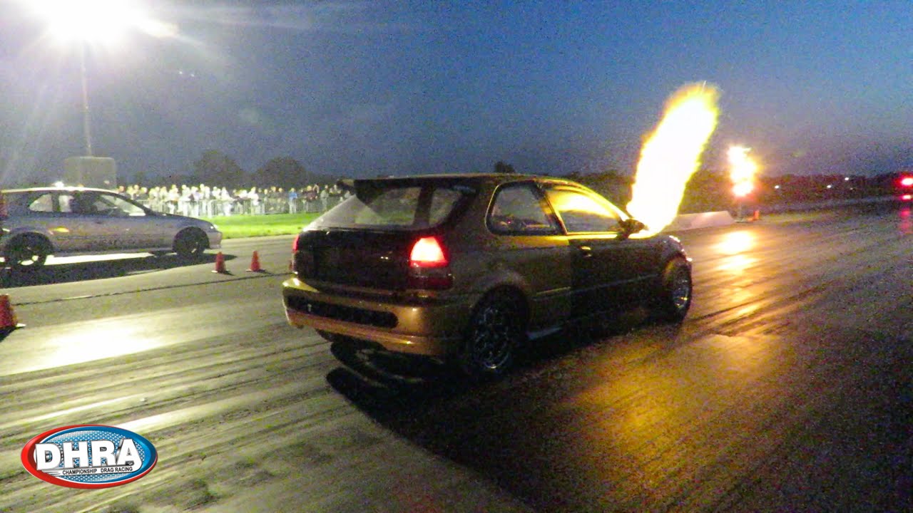 Humble Performance Build K27 EK civic - First test run - Big Flames ...