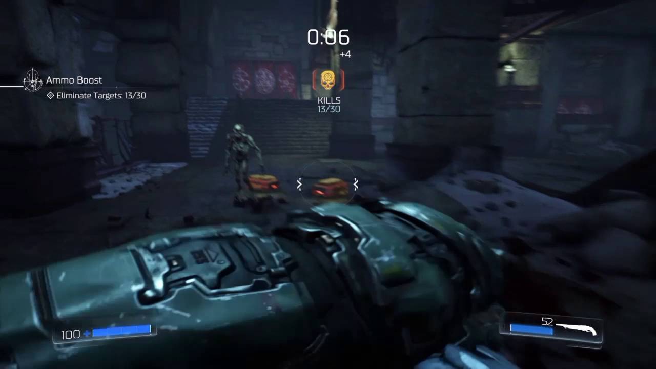 Doom - Rune Trial - Super Shotgun 30 Unwilling - How to pass Ammo Boost ...