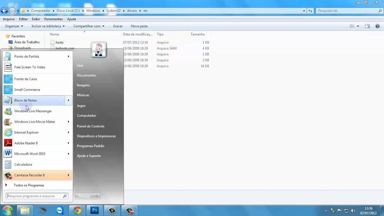 Video Aula-Como bloquear site no Windows 7 - YouTube