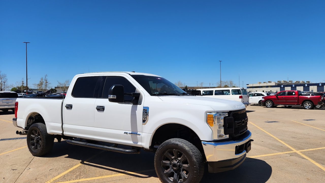 2017 Ford f250 Diesel engine - YouTube