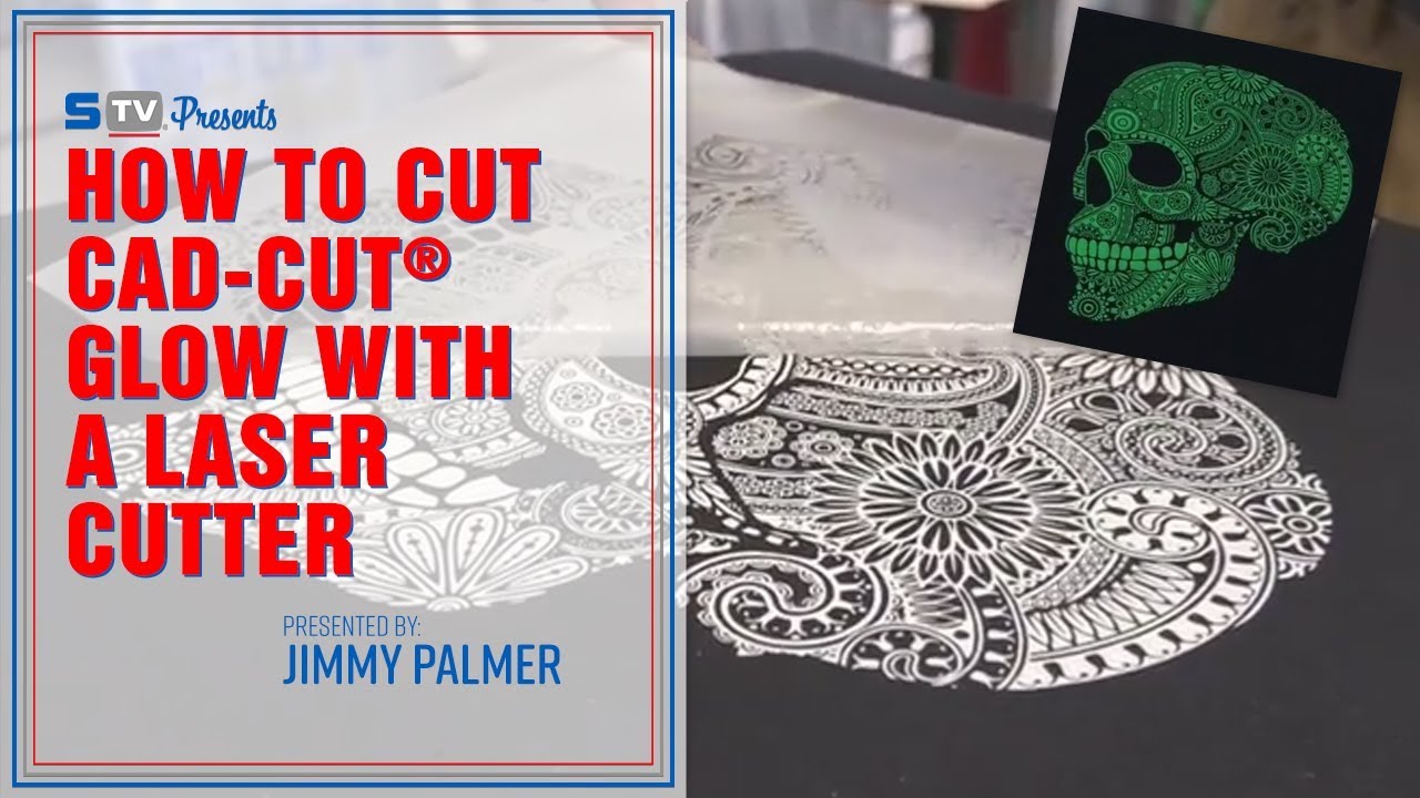 How to Cut CAD-CUT® Glow with a Laser Cutter - YouTube