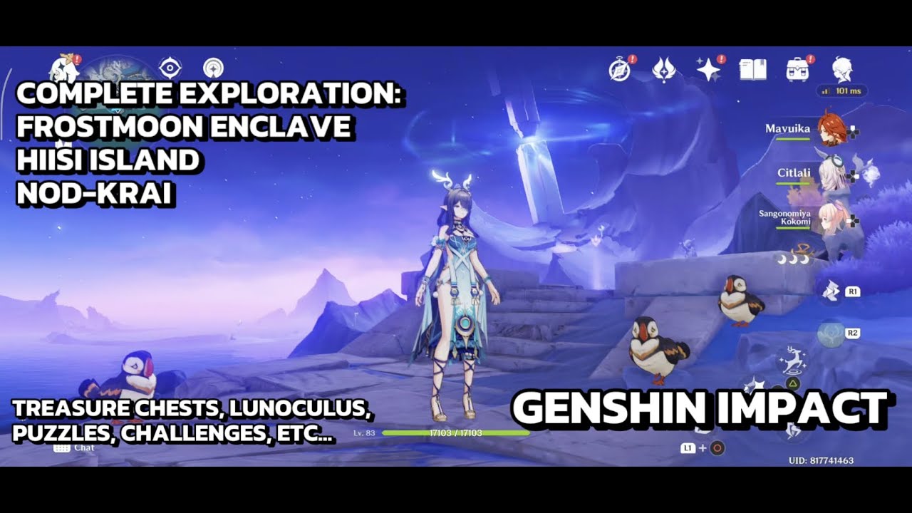 [Genshin Impact Exploration] Frostmoon Enclave - Hiisi Island, Nod-Krai ...