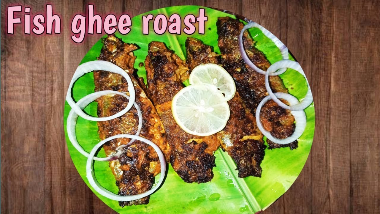 Fish Ghee Roast | Spicy masala Fish fry | Ghee fish fry - YouTube