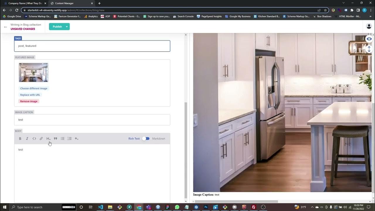 Starter Kit v4 with Eleventy Blog + Netlify CMS Overview - YouTube