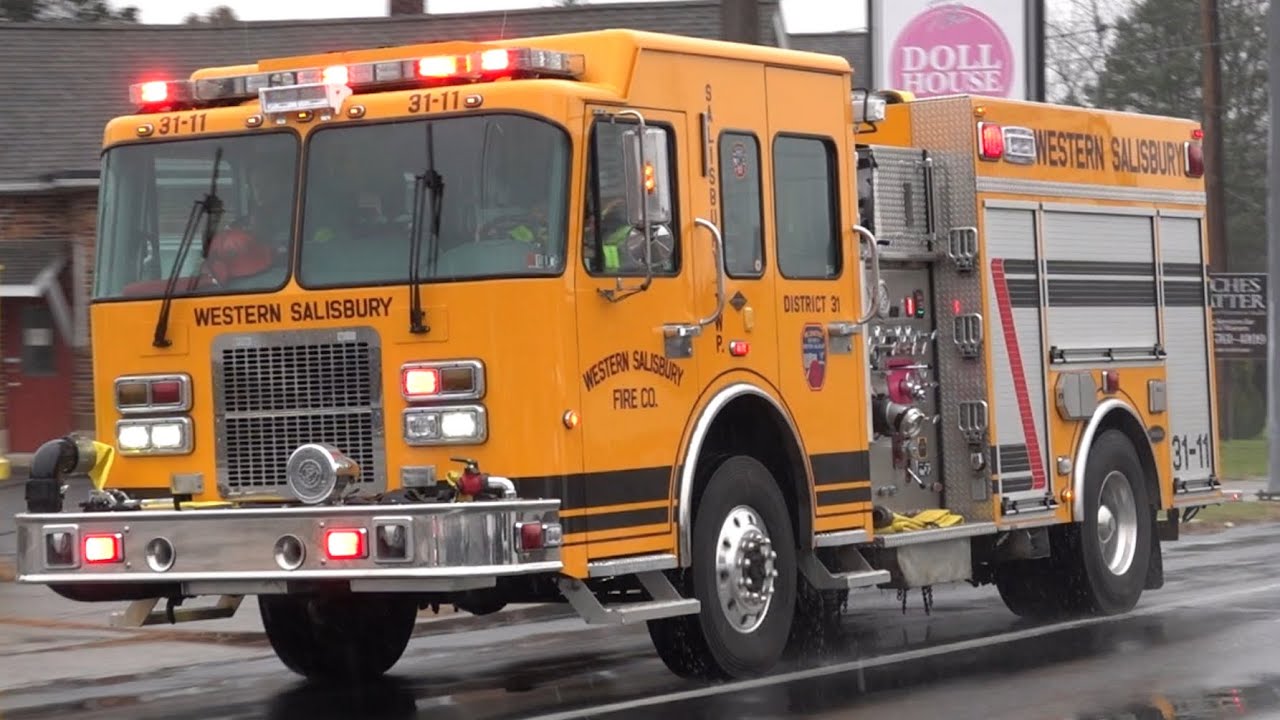 Western Salisbury Volunteer Fire Company Engine 3111 Responding 12/11 ...