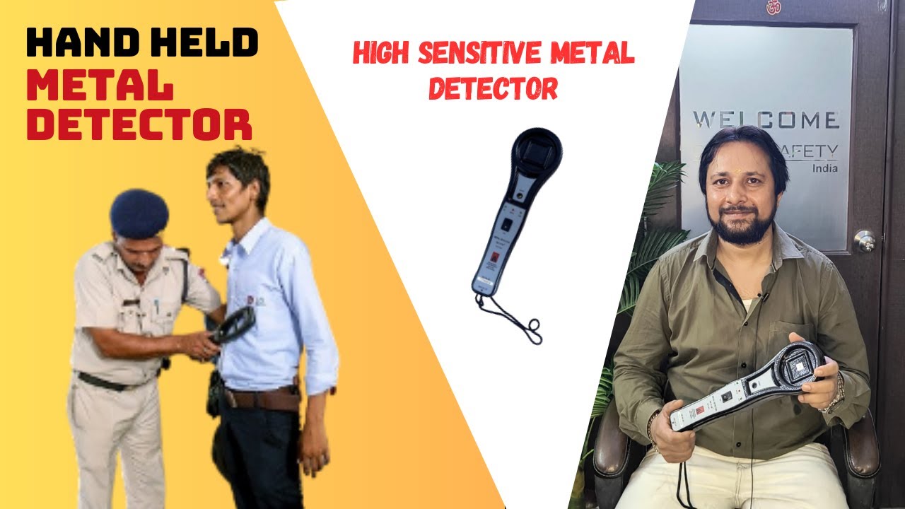 High Sensitive Hand Held Metal Detector Use Army , police | Demo Video ...