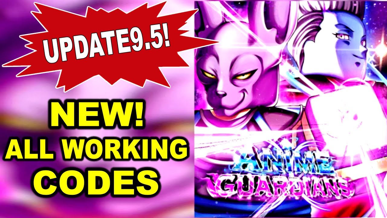 *NEW* ALL WORKING ANIME GUARDIANS UPDATE 9.5 CODES - ROBLOX ANIME ...