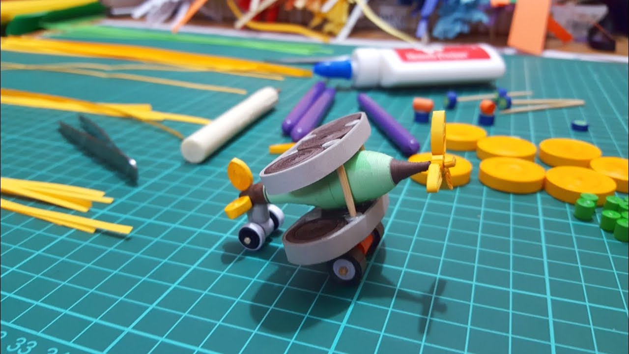 Coming Up Next: Paper Quilled Aero plane / Quilled Fokker plane - YouTube