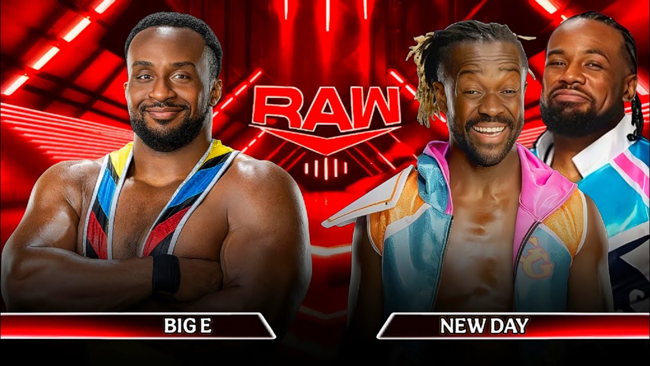 WWE RAW - Big E vs Kofi Kingston & Xavier Woods Full Match WWE RAW Highlights Today - YouTube