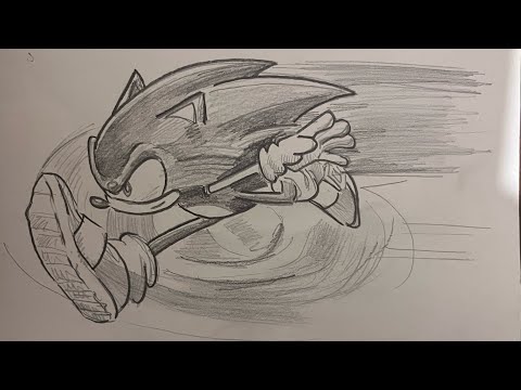 Hızlı Koşan Kirpi Sonic Çizimi (Adım Adım Anlatımlı) | Sonic the Hedgehog Drawing