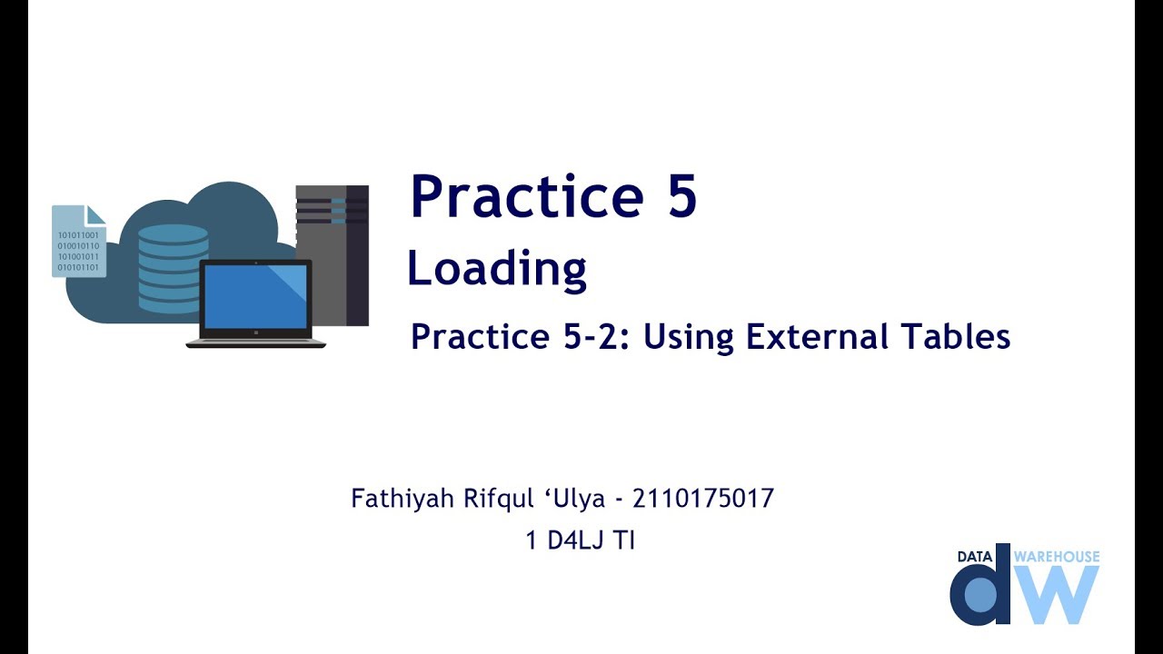 Practice 5-2: Using External Tables - YouTube