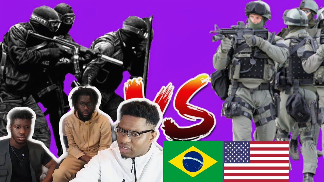 Gringos Reagem BOPE (BRA) x SWAT (EUA) - "Comparação" O BOPE é MUITO ...